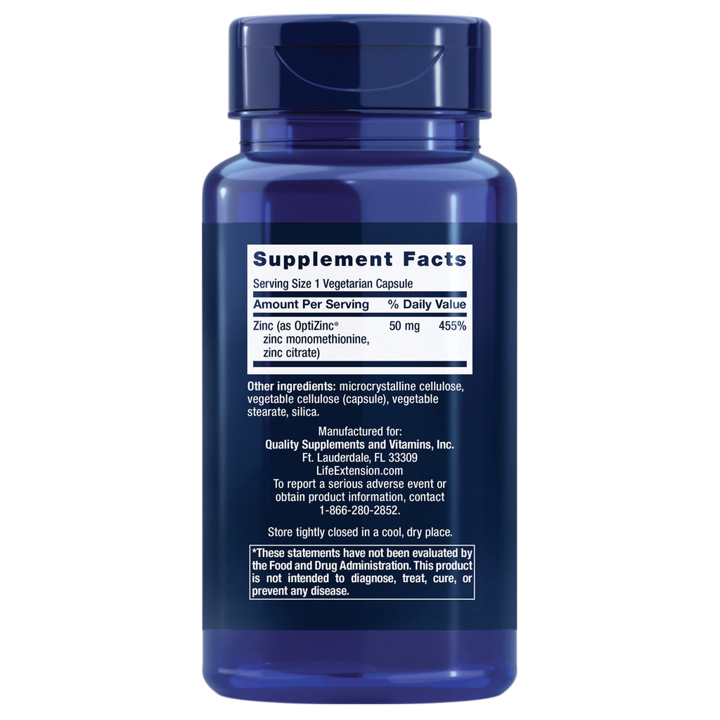 Vegetarian zinc citrate formula