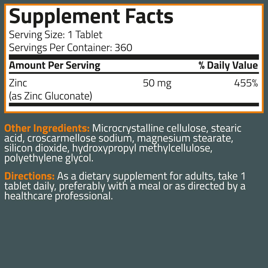 vegetarian zinc for daily use