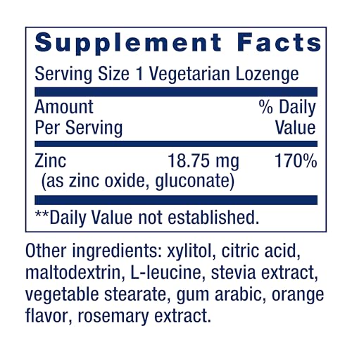 vegetarian zinc lozenges Canada