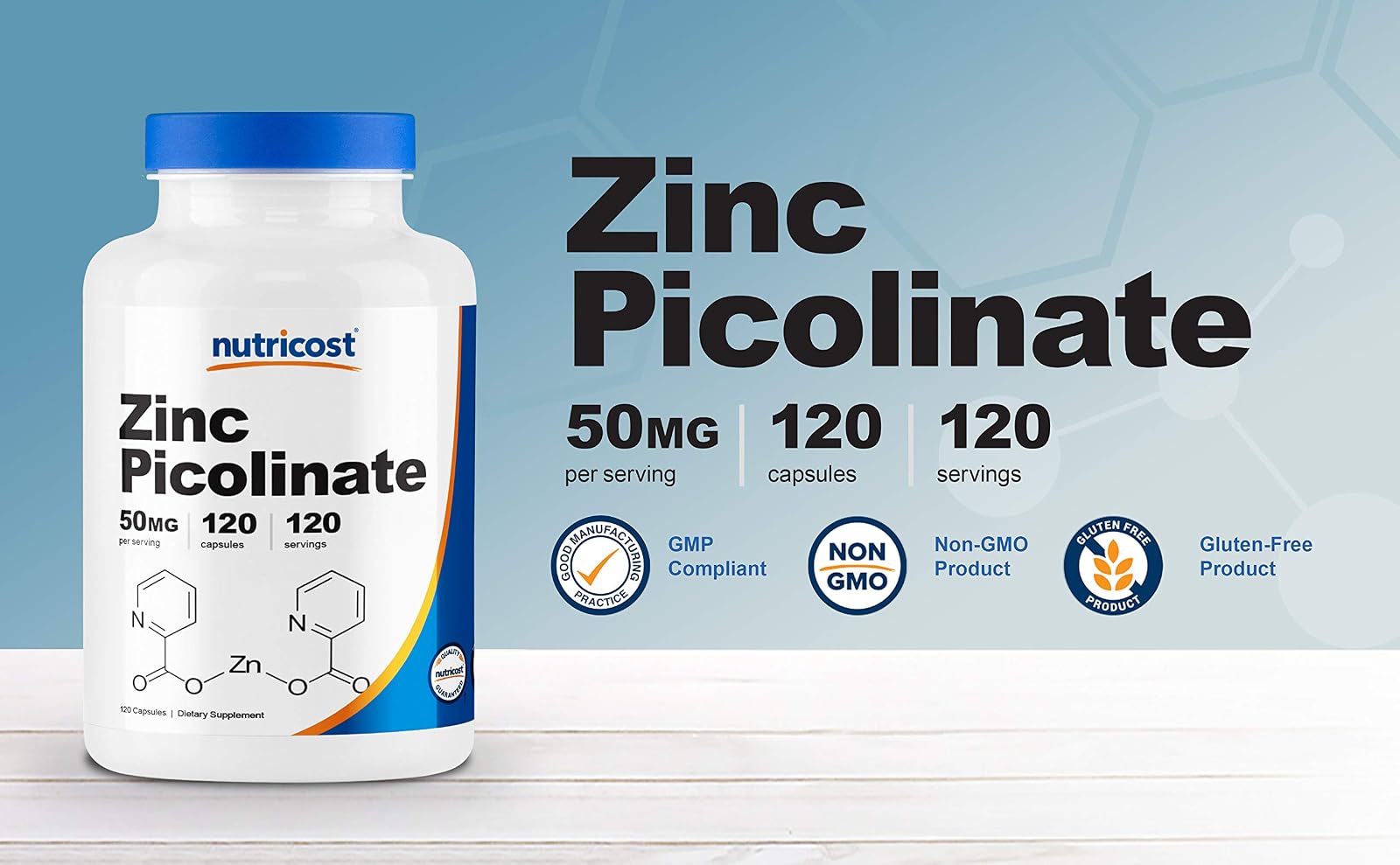 vegetarian zinc picolinate formula