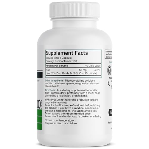 Vegetarian zinc supplement for immunity