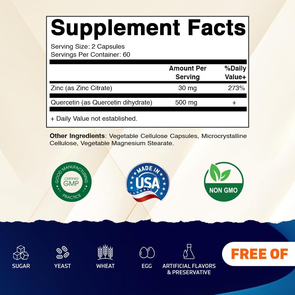 Vegetarian zinc supplement for immunity