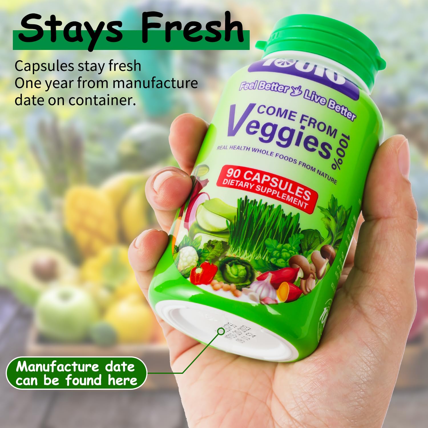 veggie and fruit blend for immune support
