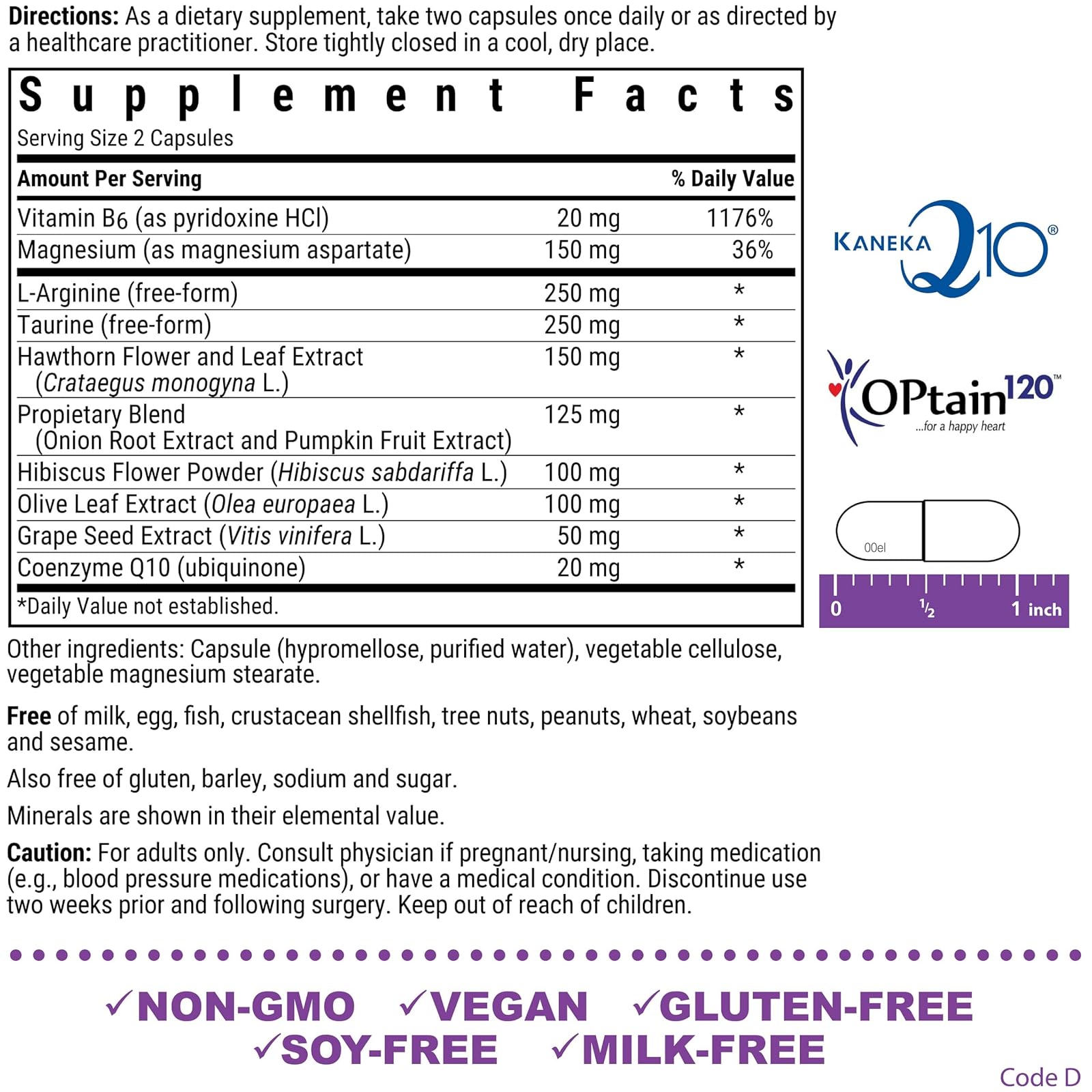 veggie capsules for blood pressure support