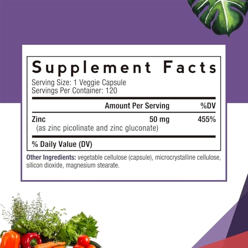 veggie capsules for daily zinc