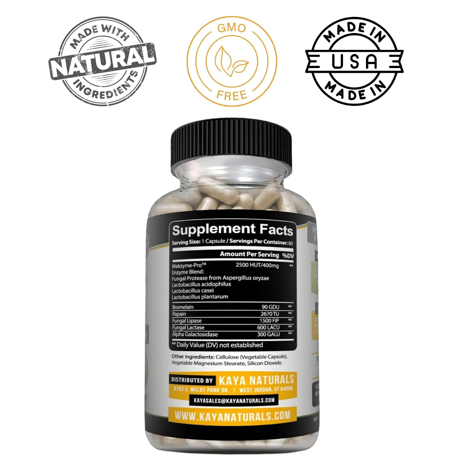 veggie capsules for digestive health