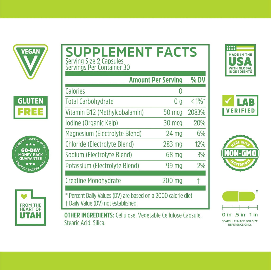 veggie capsules for electrolyte balance