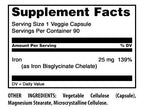 veggie capsules for iron support