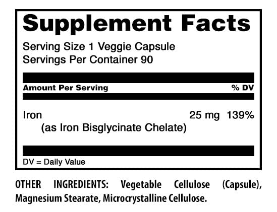 veggie capsules for iron support