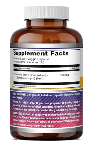 veggie capsules for kids elderberry benefits