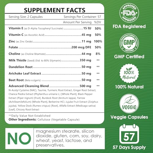 veggie capsules for liver repair