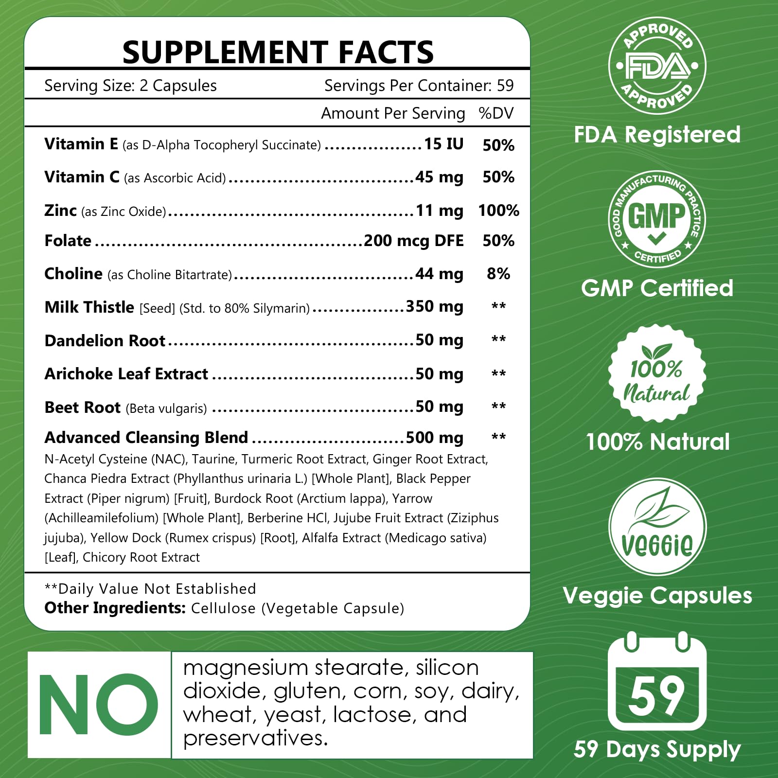 veggie capsules for liver support