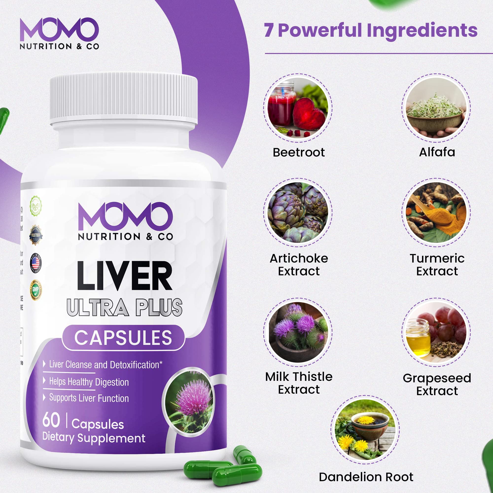 Veggie capsules for liver wellness