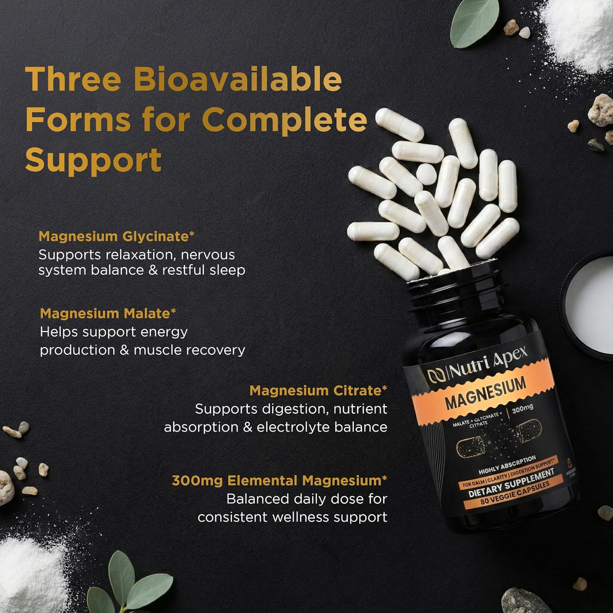 veggie capsules for natural magnesium