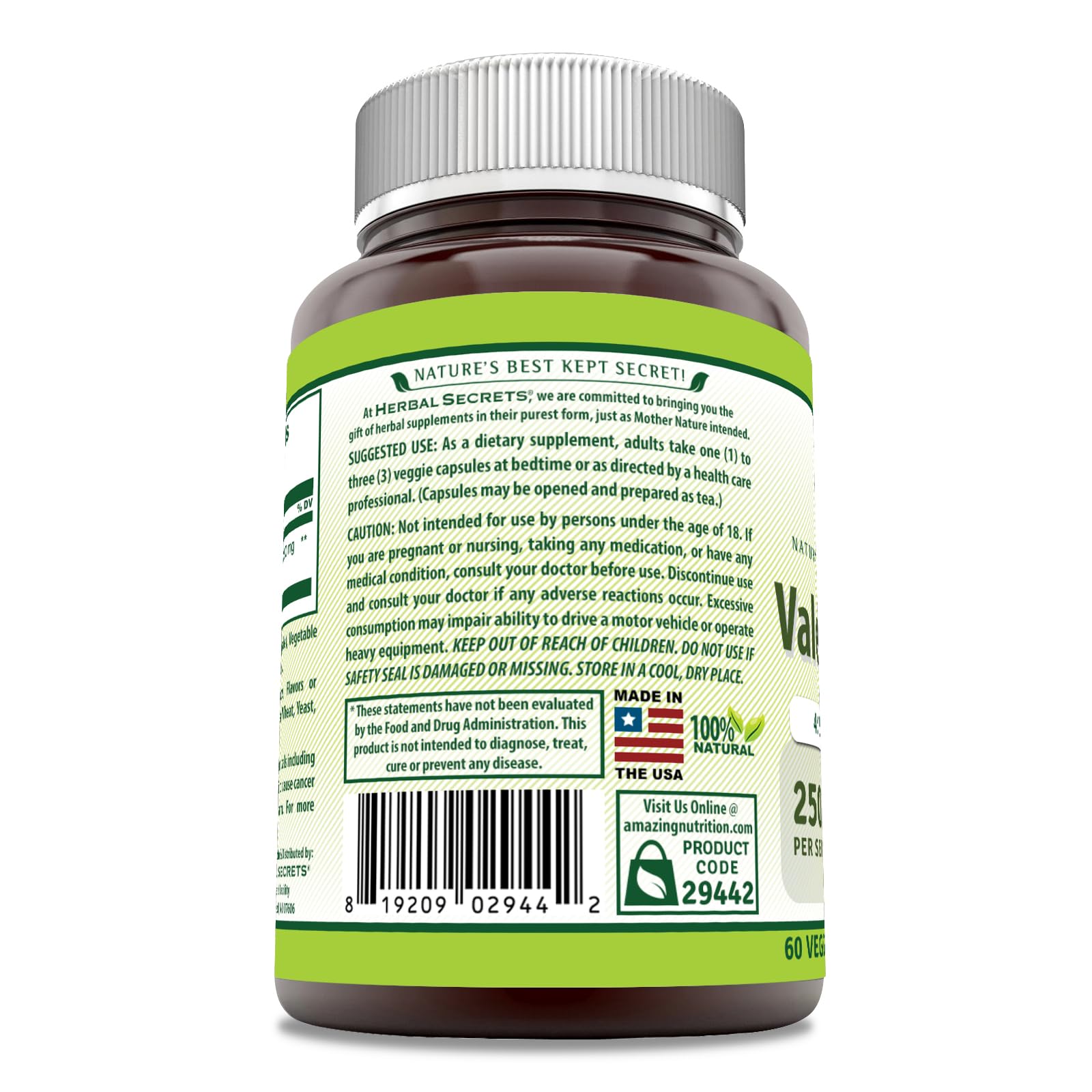 veggie capsules for natural relaxation