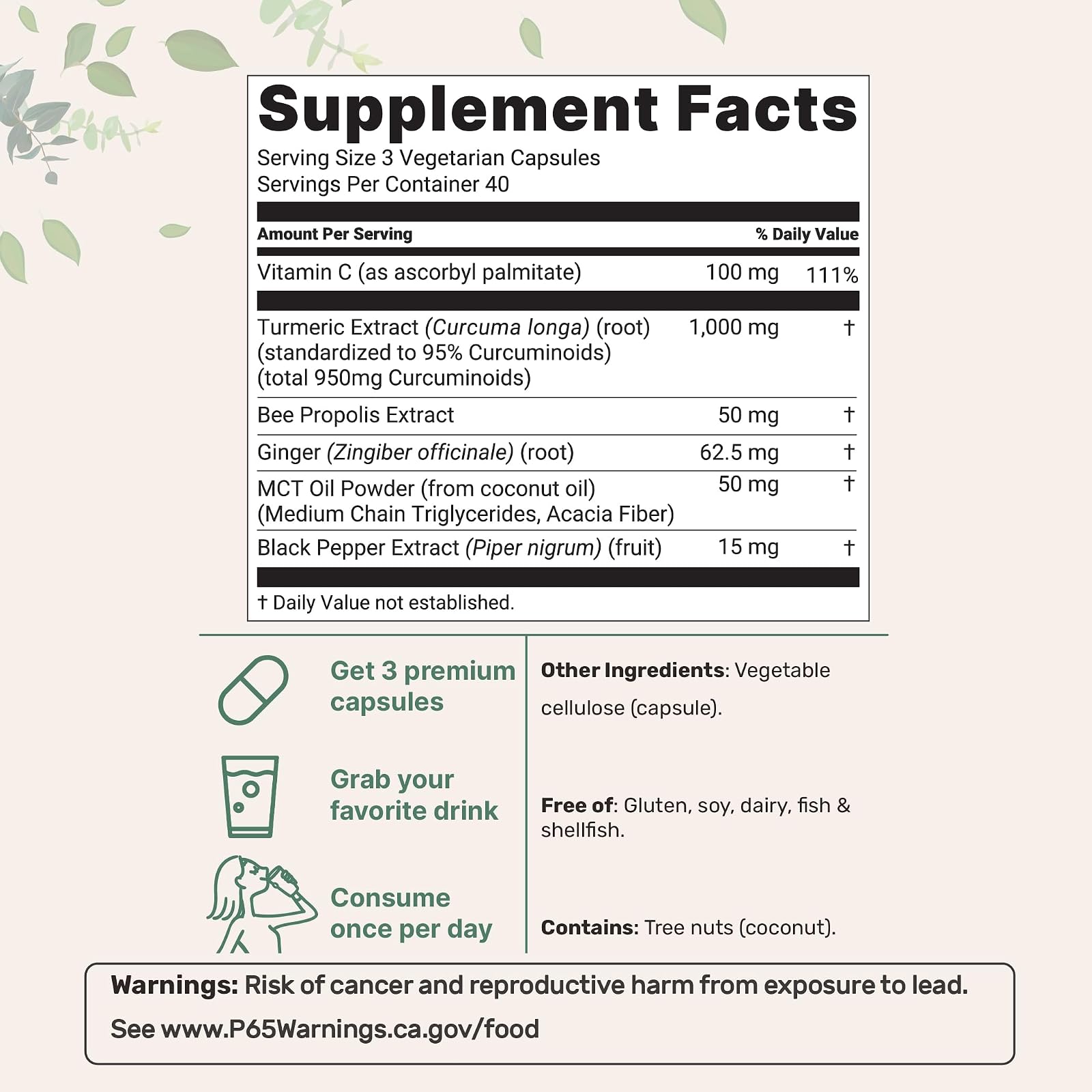 veggie capsules for turmeric benefits