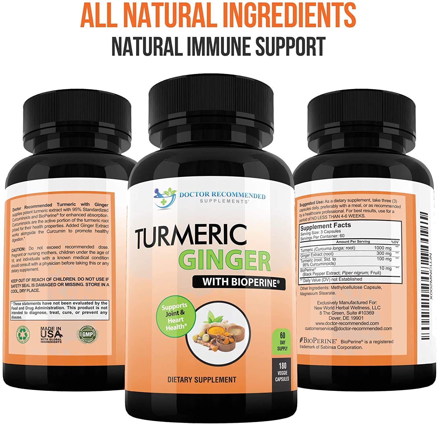 veggie capsules for turmeric curcumin
