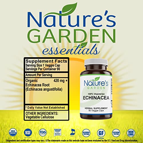 veggie capsules of echinacea for wellness