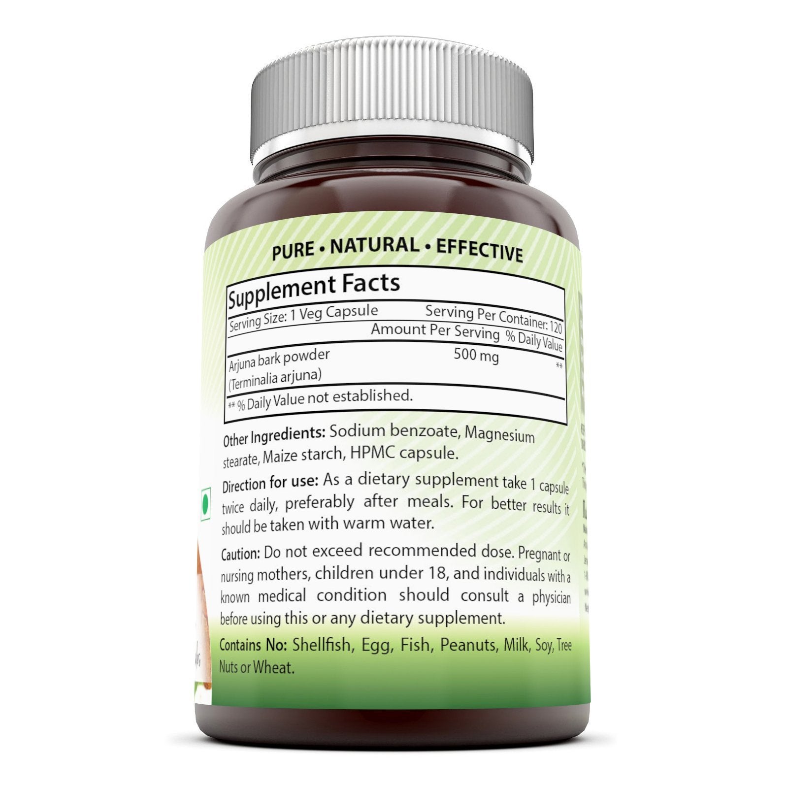 veggie capsules with arjuna extract
