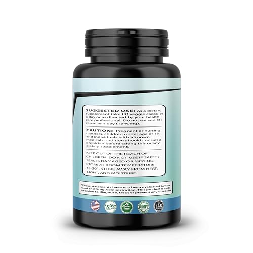 veggie capsules with ashwagandha and turmeric