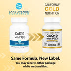 veggie capsules with coq10 and pqq