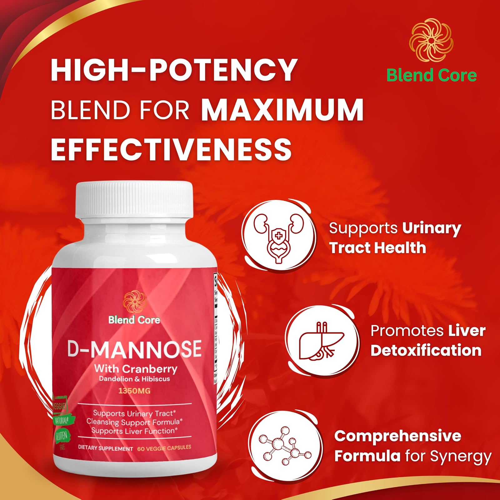 veggie capsules with D-Mannose benefits
