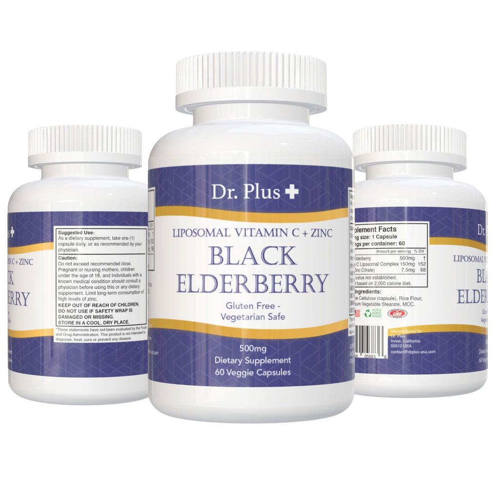 veggie capsules with elderberry extract