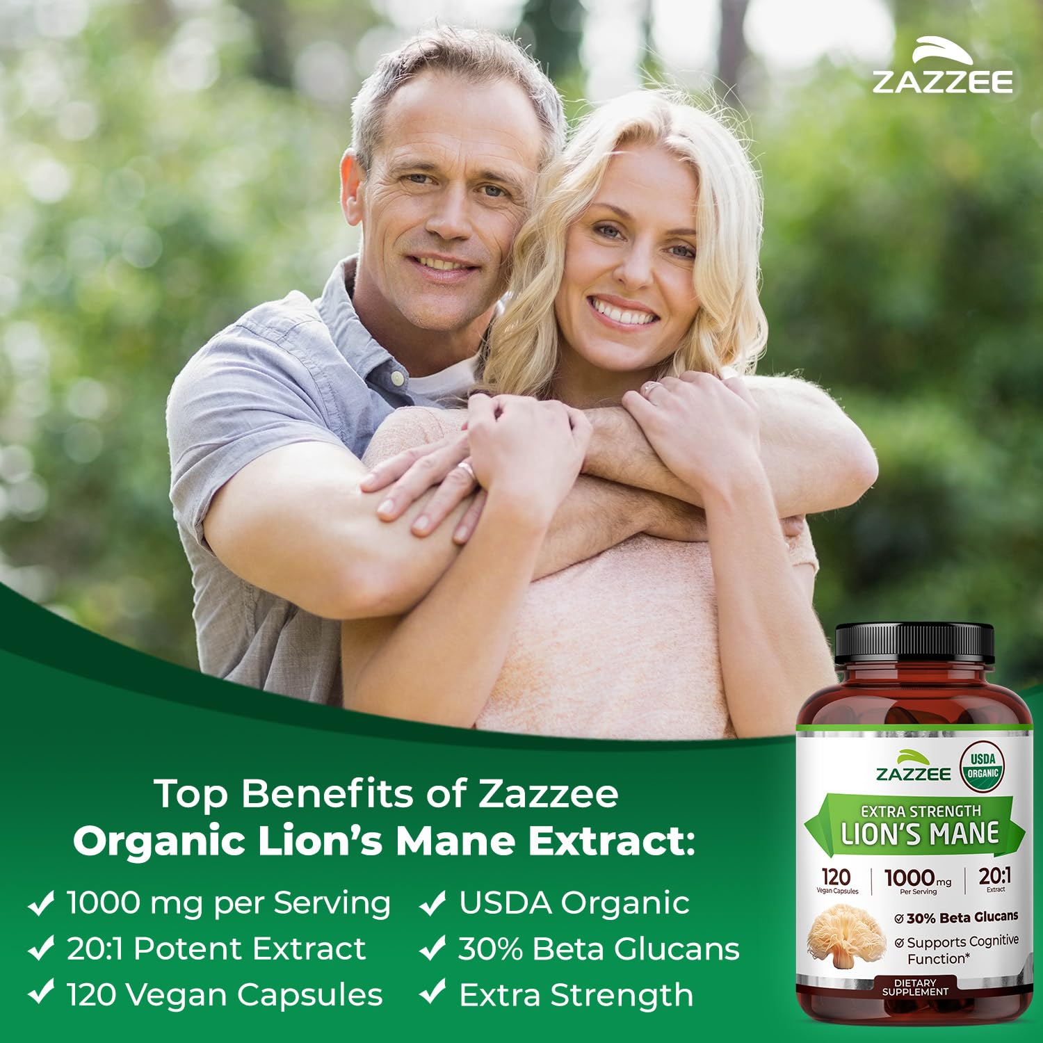 veggie capsules with lion's mane extract
