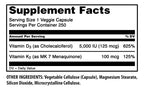 veggie capsules with vitamin K2