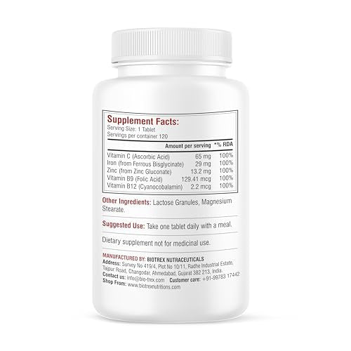 veggie tablets for iron support