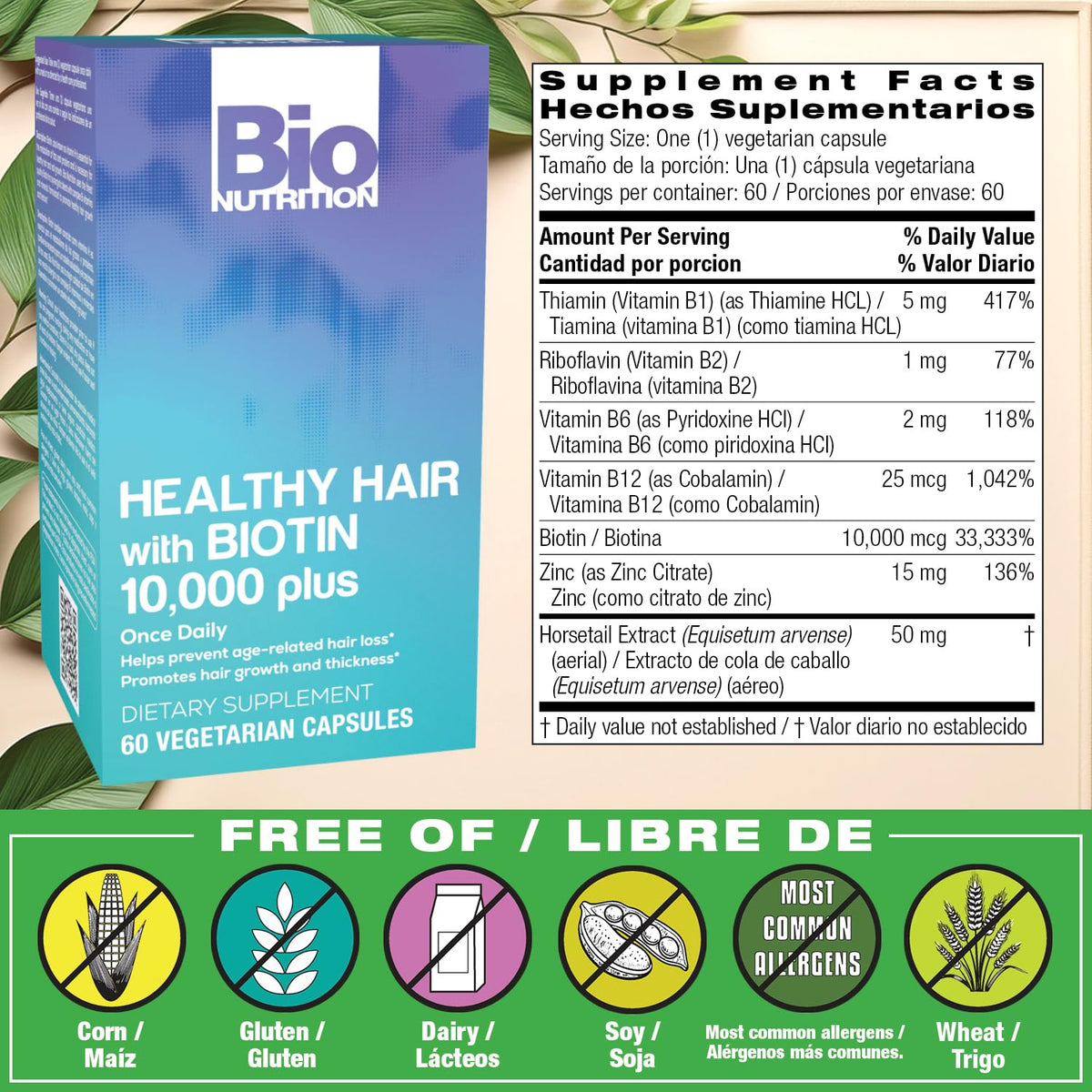 Vegi-Caps for healthy hair growth