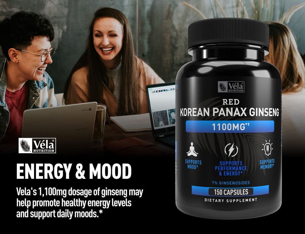 Vela Red ginseng for mental clarity