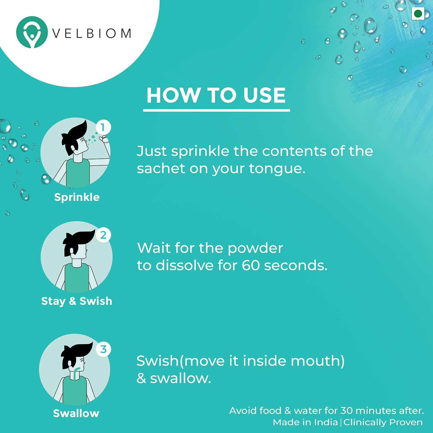 VELBIOM Enkor-D for fresh breath