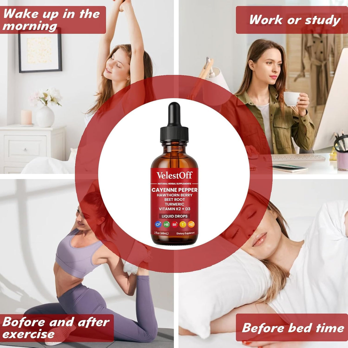 VelestOff cayenne blend for vitality