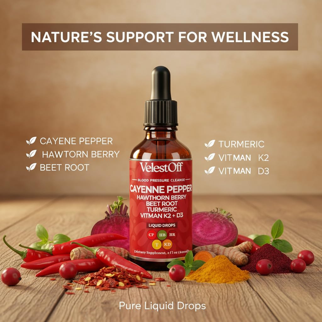 Velestoff cayenne drops for energy boost