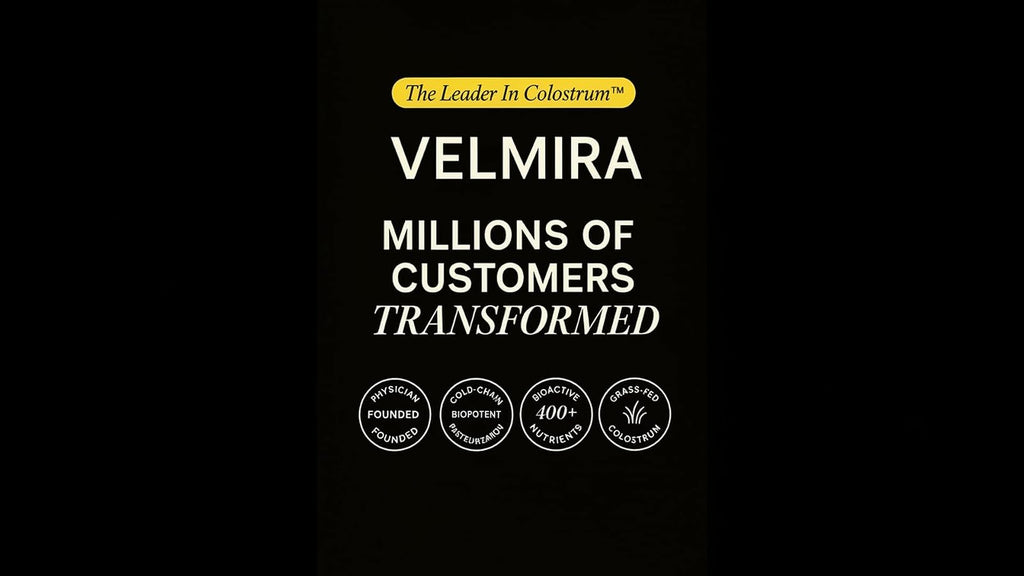 Velmira colostrum for overall vitality