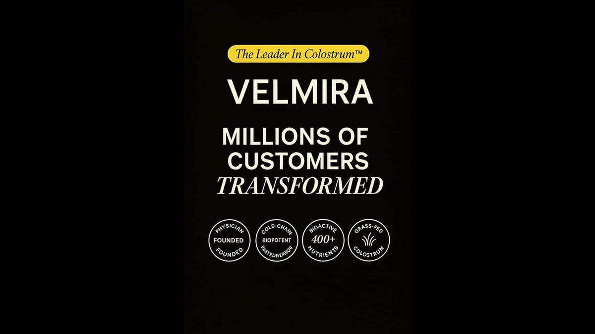 Velmira colostrum for overall vitality