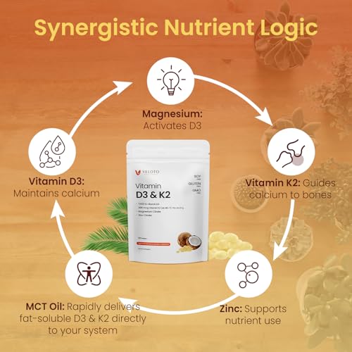VELOTO D3 K2 supplement for bones