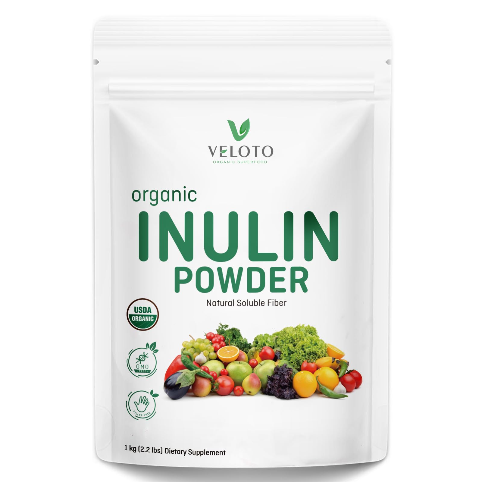 VELOTO organic inulin powder benefits