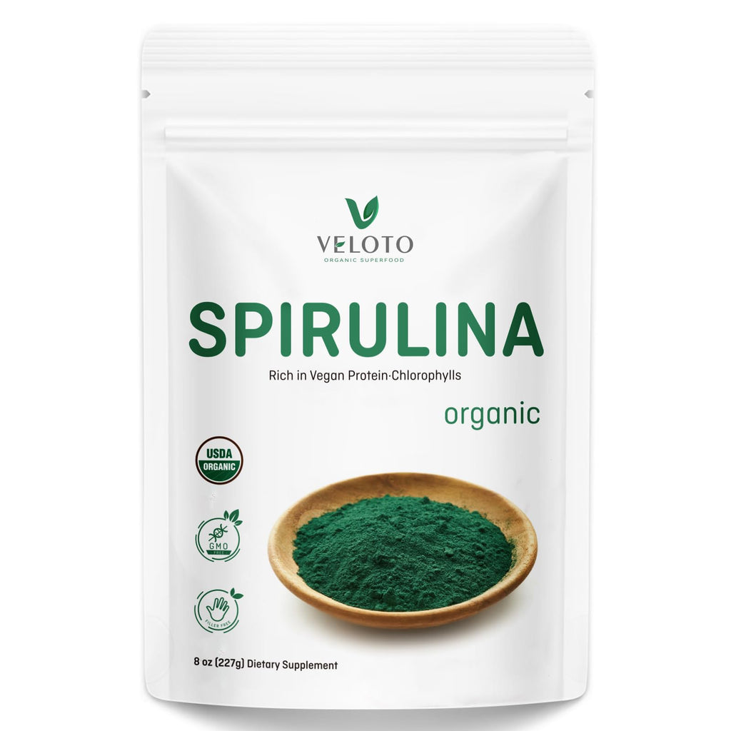 VELOTO organic spirulina powder benefits