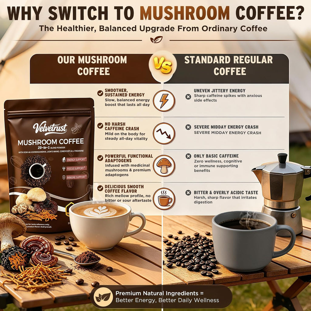 Velvetrust coffee for mental clarity