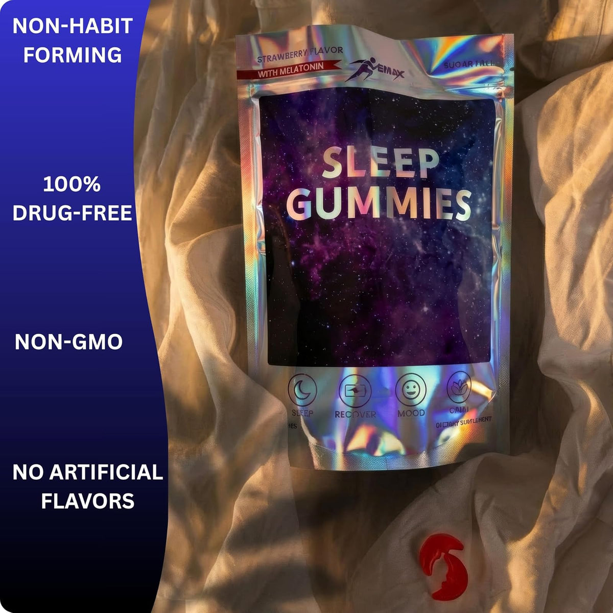 Vemax sleep gummies for stress relief