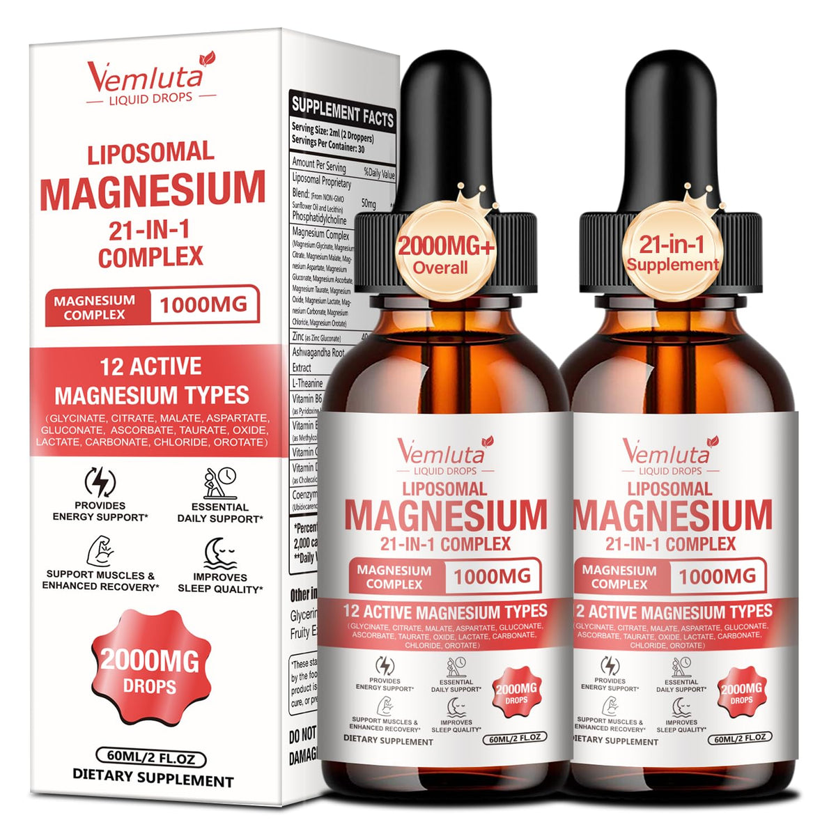 Vemluta magnesium complex for energy
