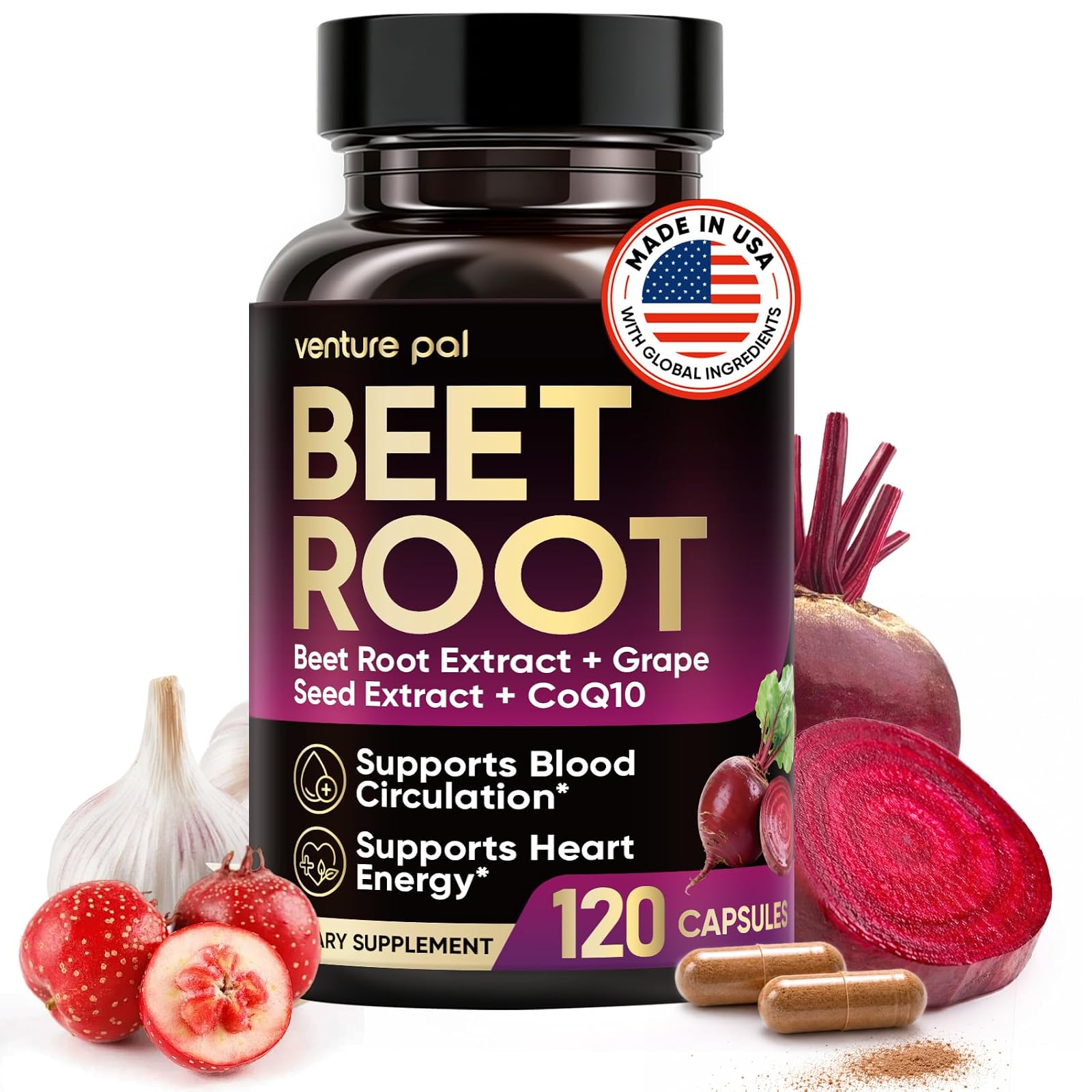 Venture Pal beet root capsules