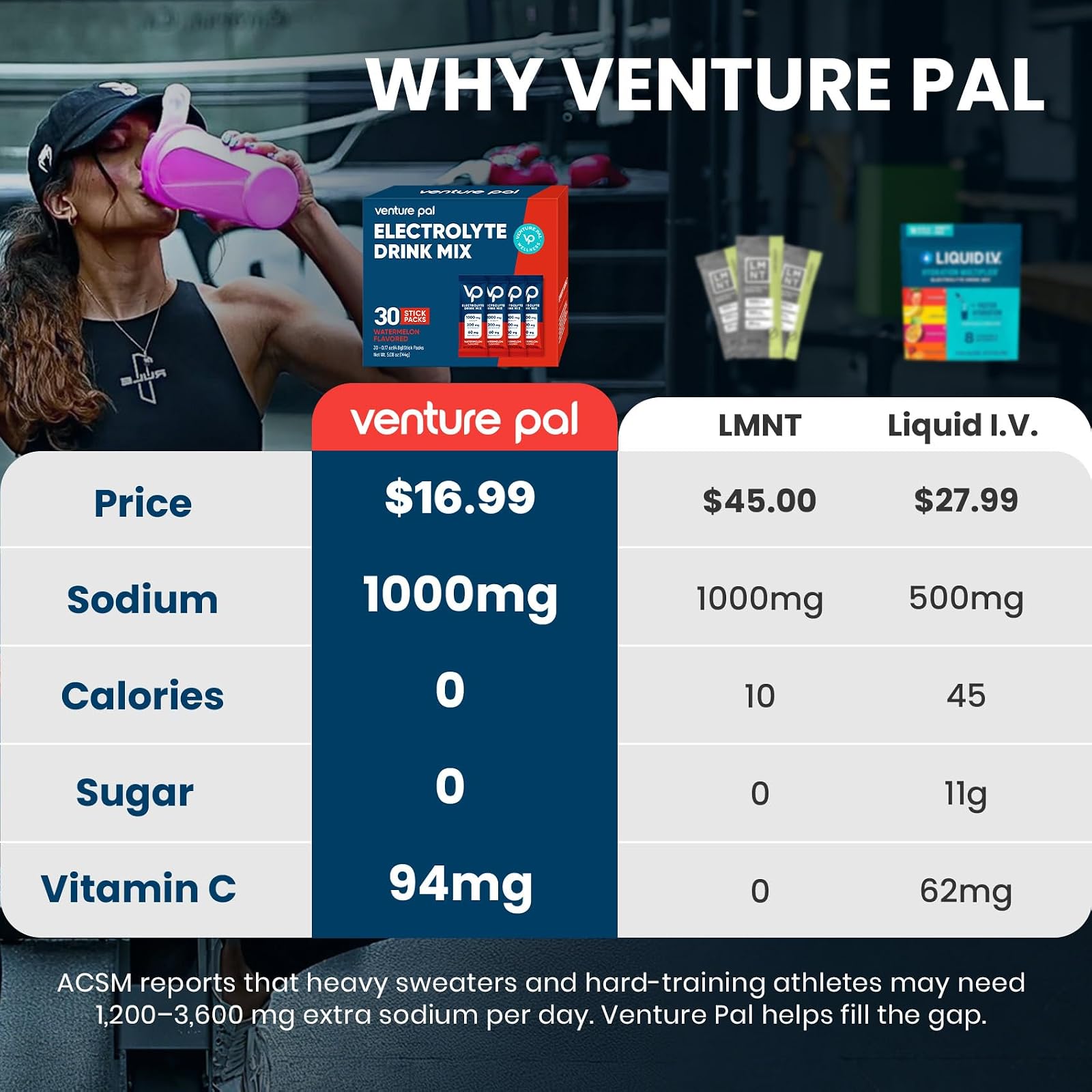 Venture Pal electrolyte drink mix