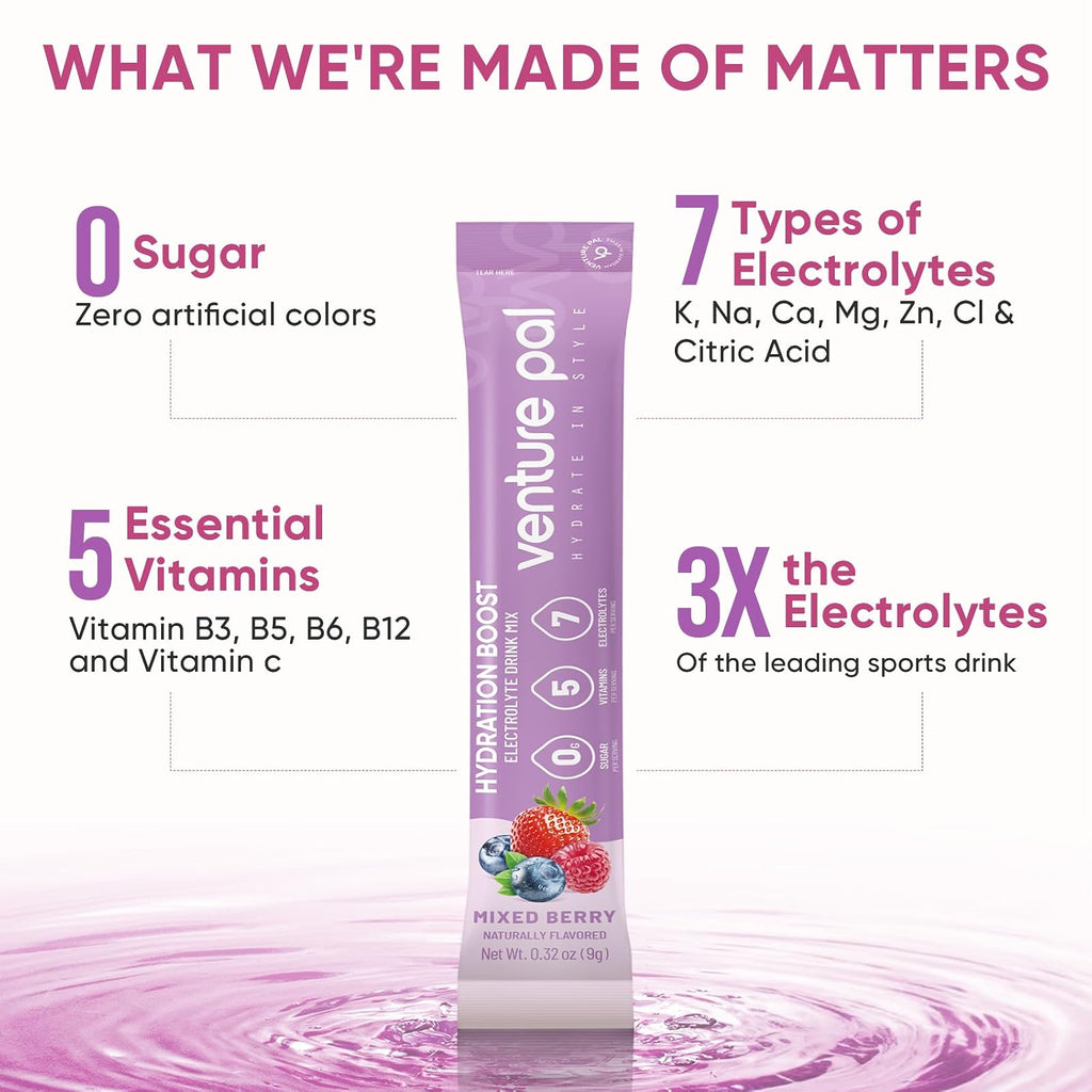Venture Pal electrolyte powder benefits