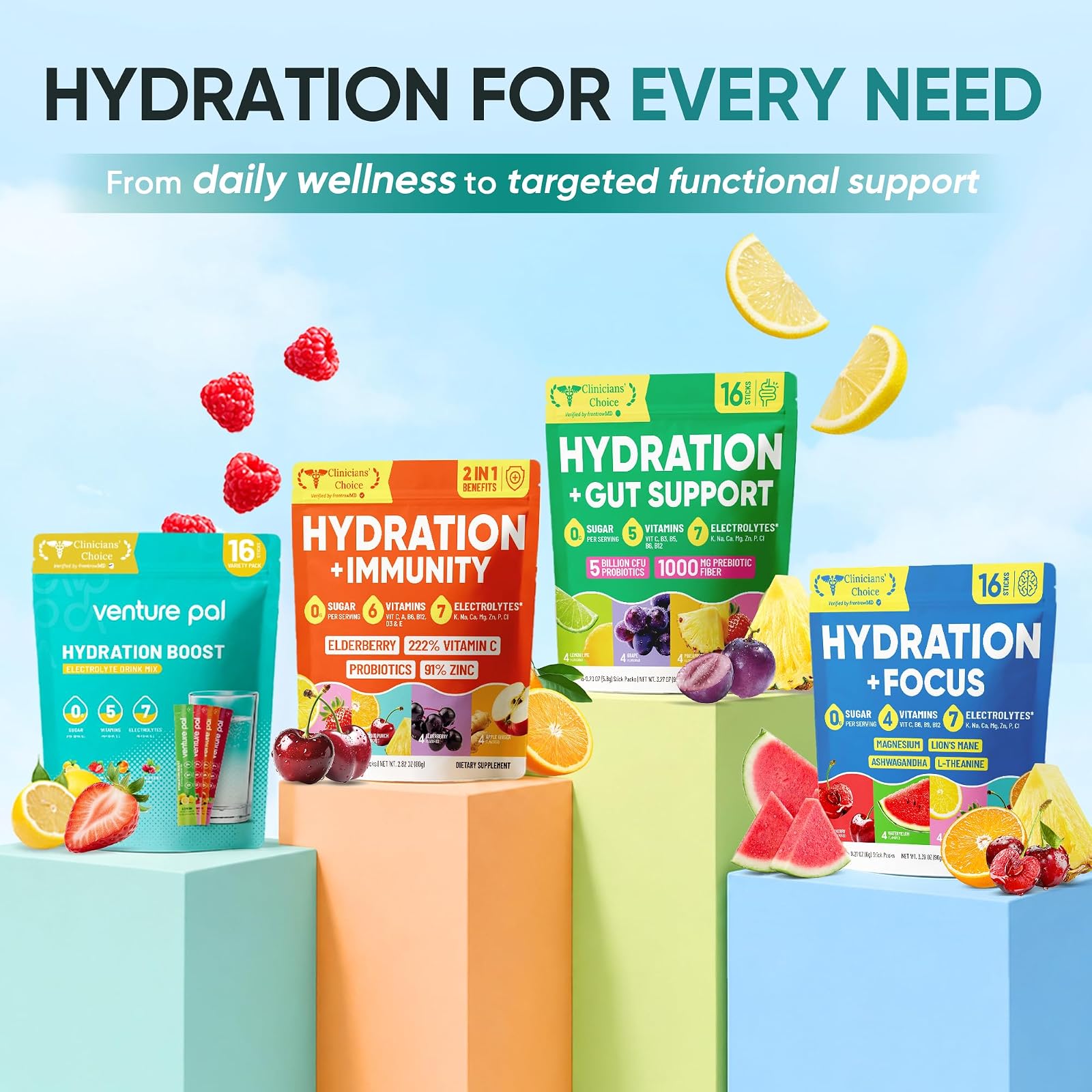 Venture Pal electrolyte powder for daily use