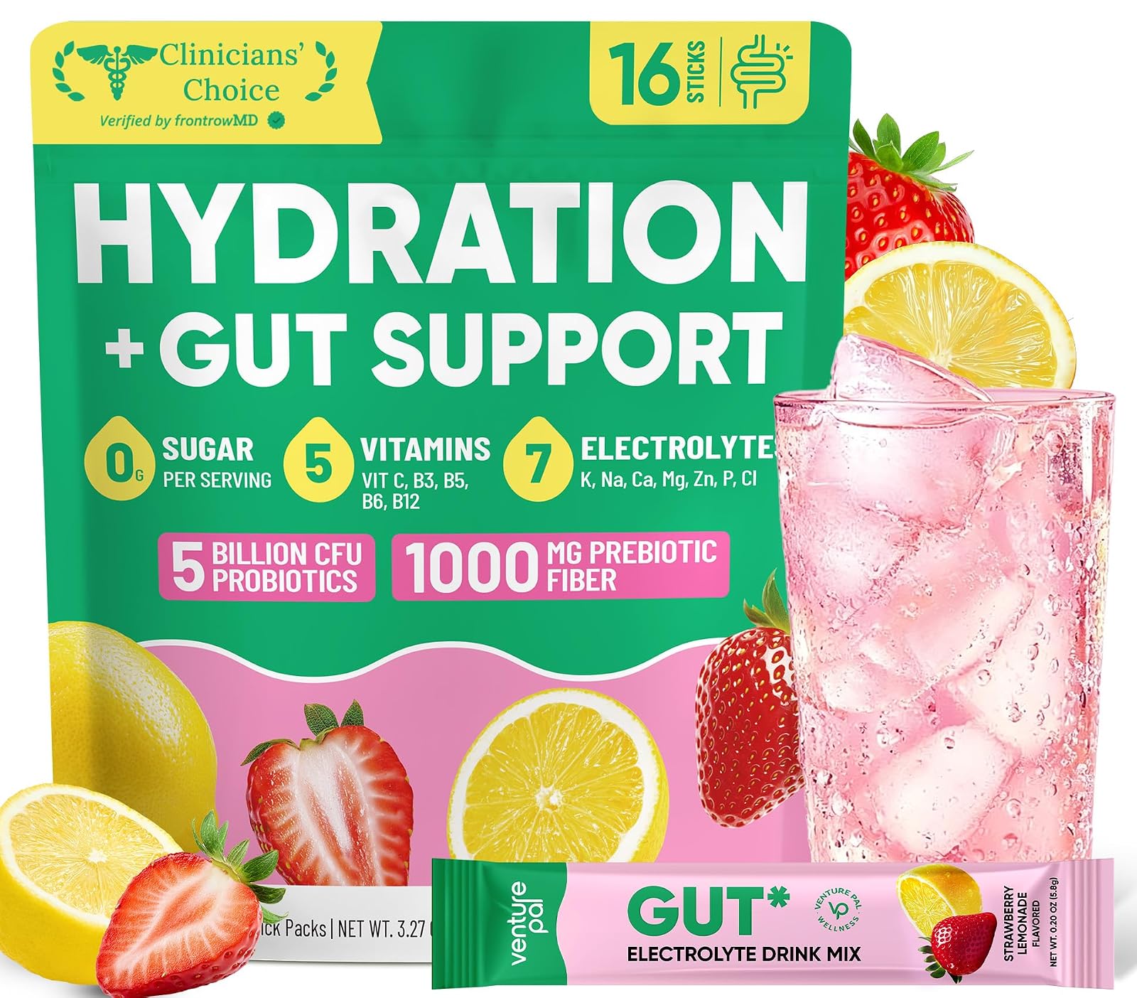 Venture Pal electrolyte powder for hydration