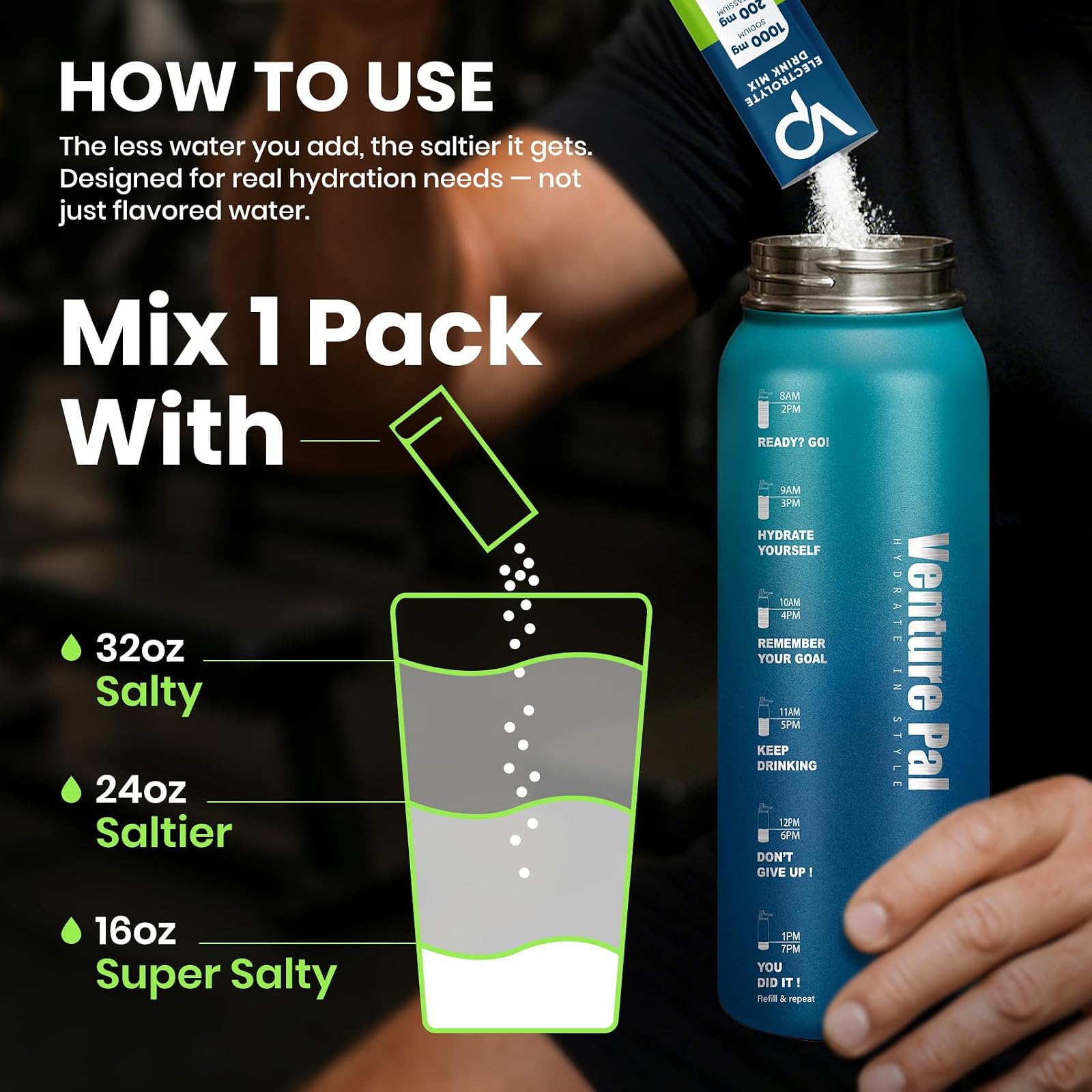 Venture Pal electrolyte powder for workouts