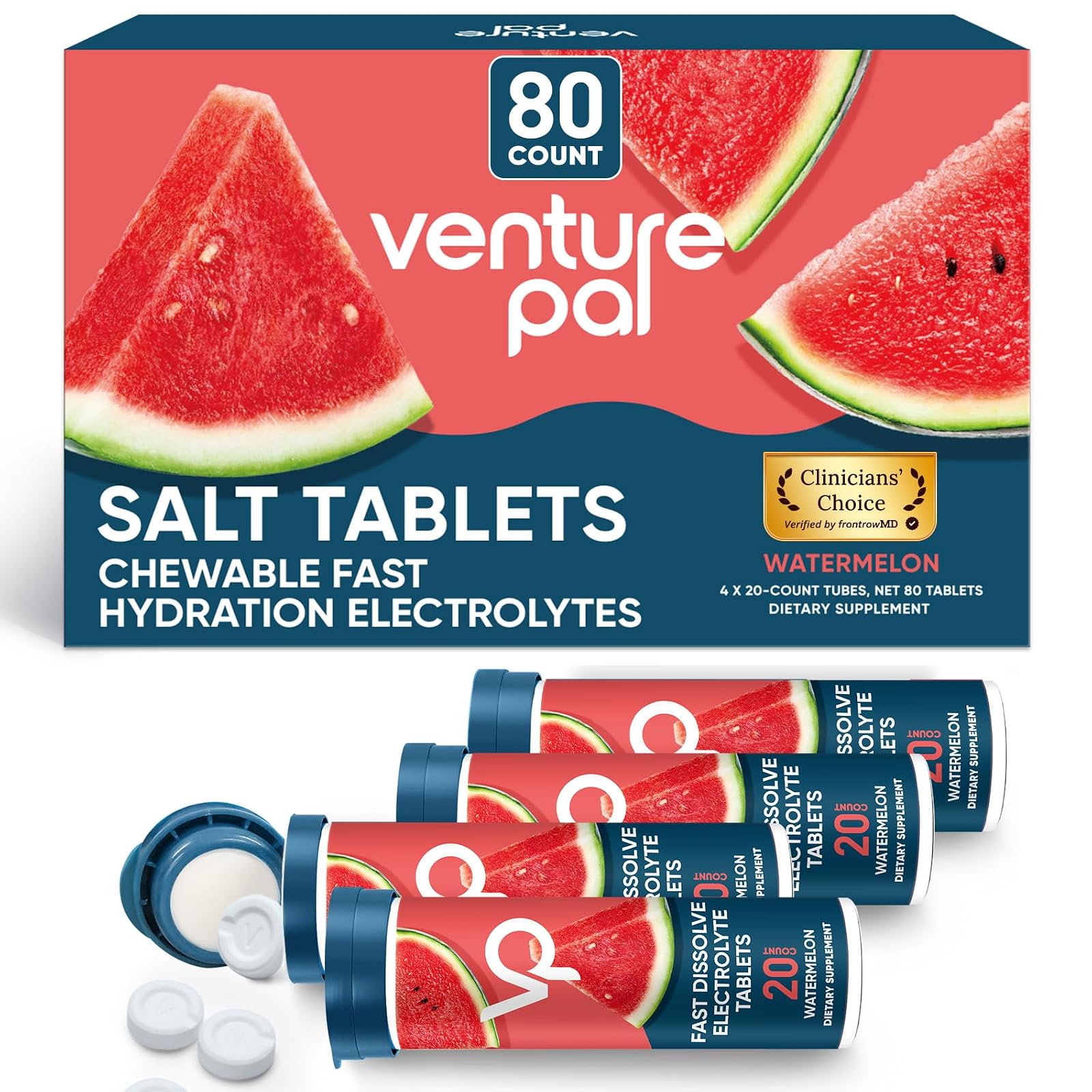 Venture Pal electrolyte tablets for hydration